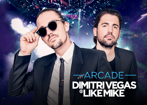 Dimitri Vegas & Like Mike - Arcade Video in VR | Inception